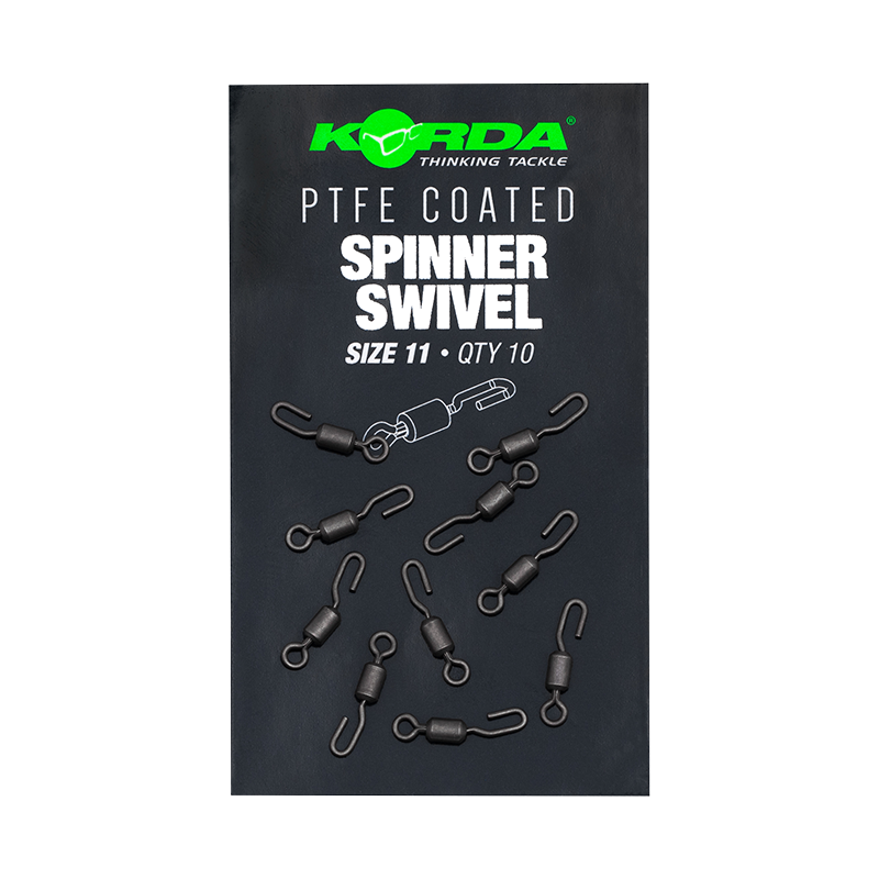 Ronnie Rig forgókapocs - Korda PTFE Spinner Swivel Size 11 ...
