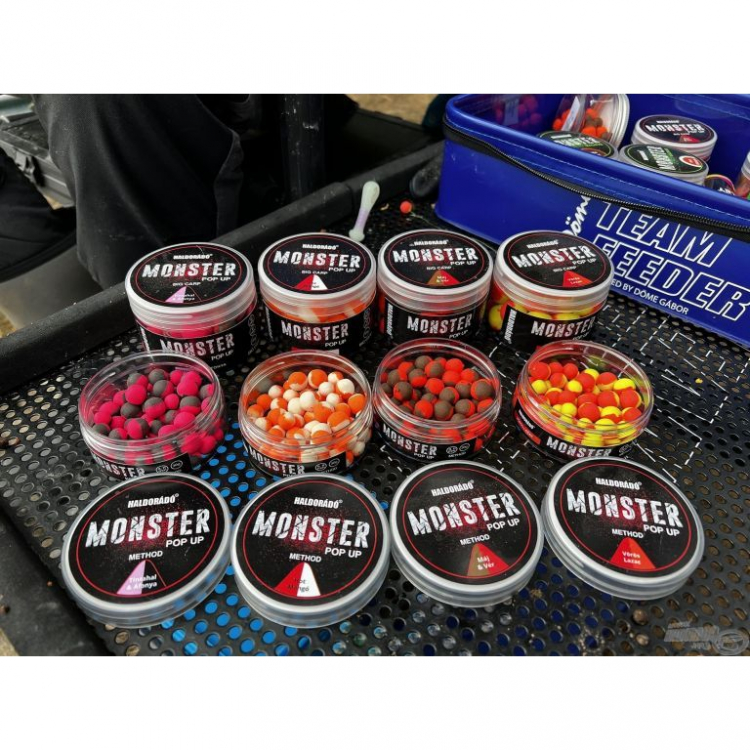 HALDORÁDÓ MONSTER Pop Up Method - Hot Mango 9-11mm